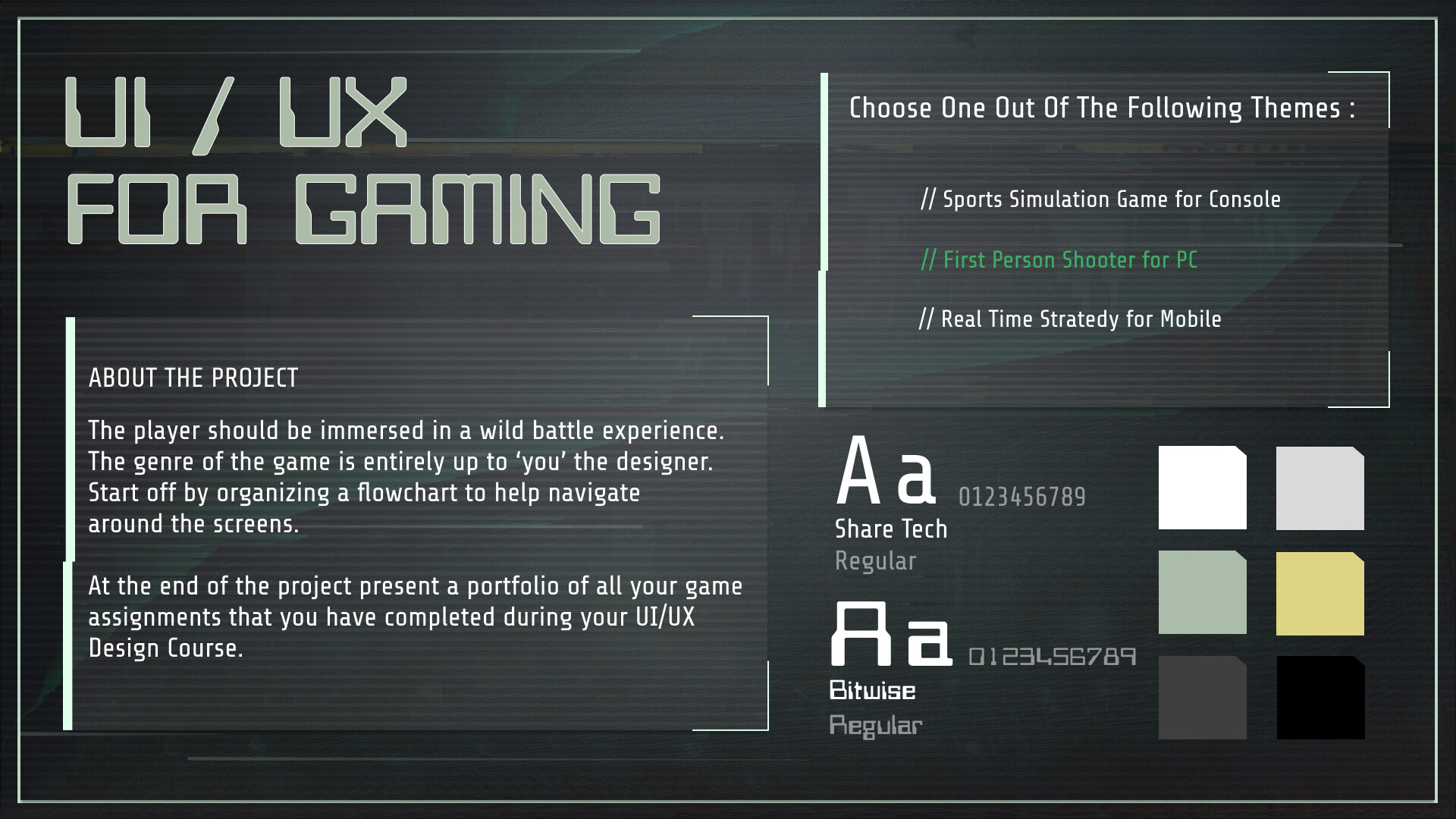 ArtStation - UI / UX DESIGN PROJECT
