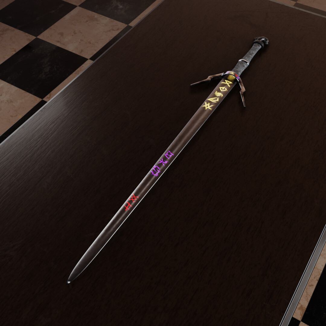 ArtStation - Witcher Sword