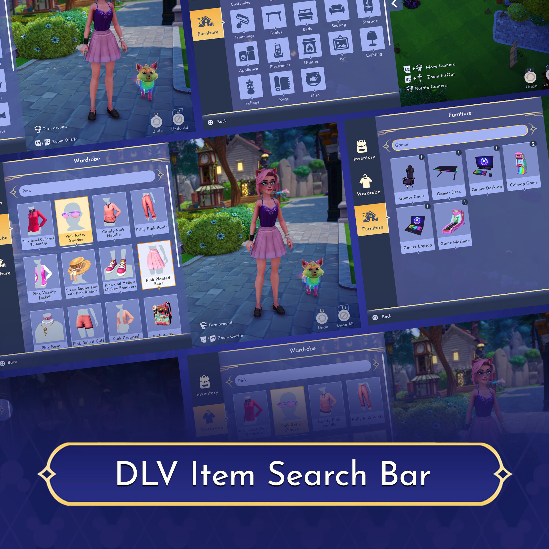 ArtStation - Dreamlight Valley UI - Quality of Life change: Search Bar