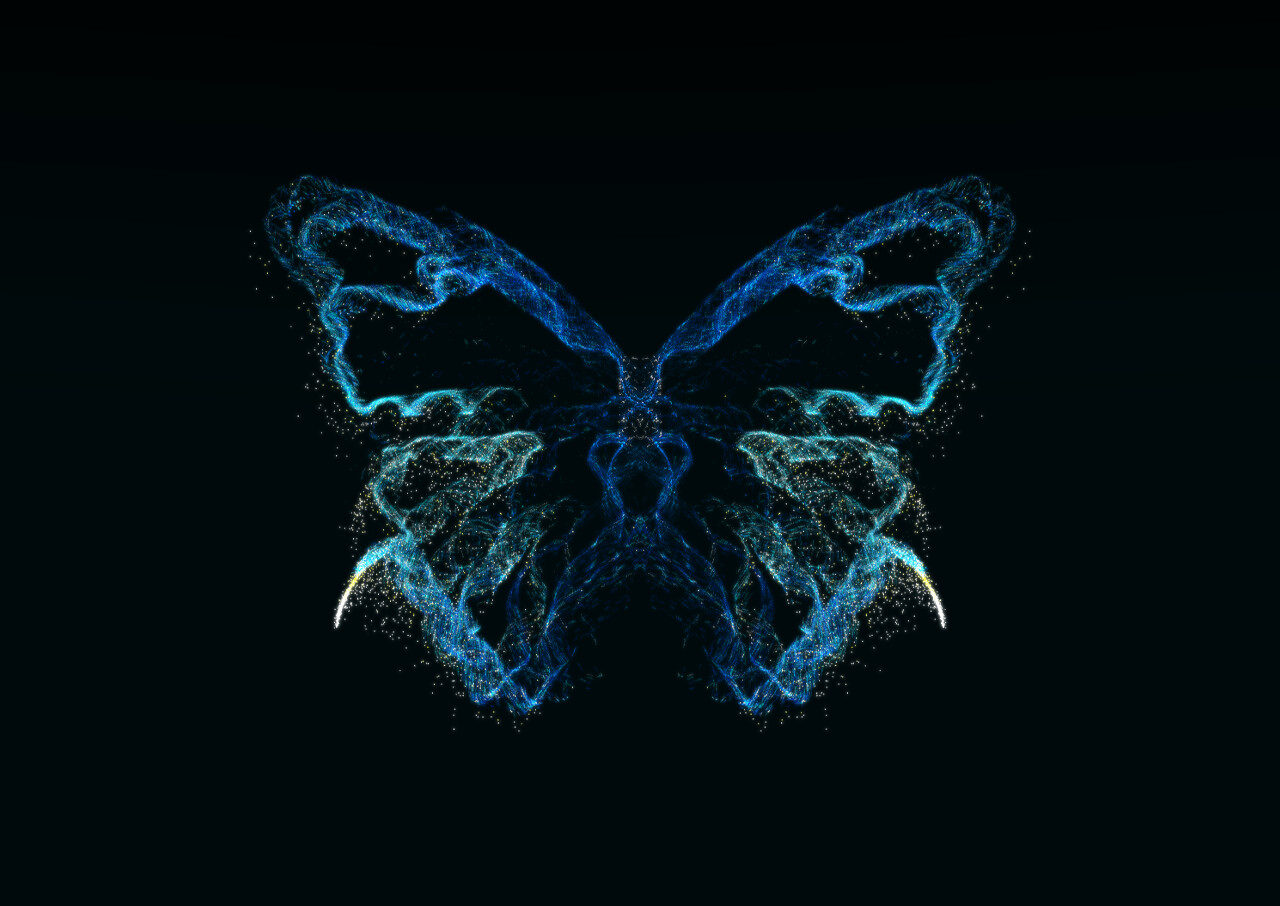 ArtStation - Particle butterfly in Houdini