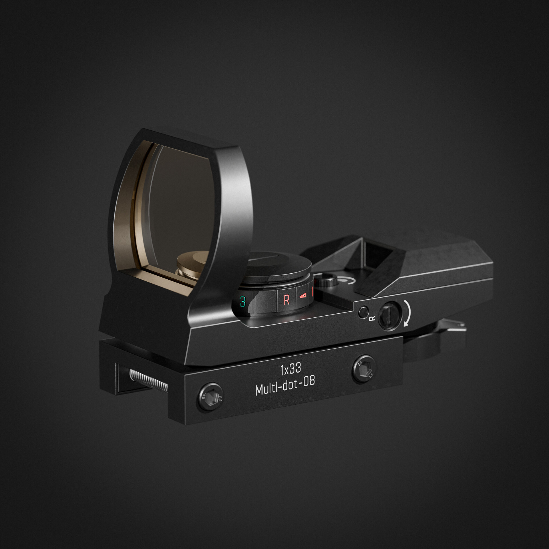ArtStation - Red dot sight
