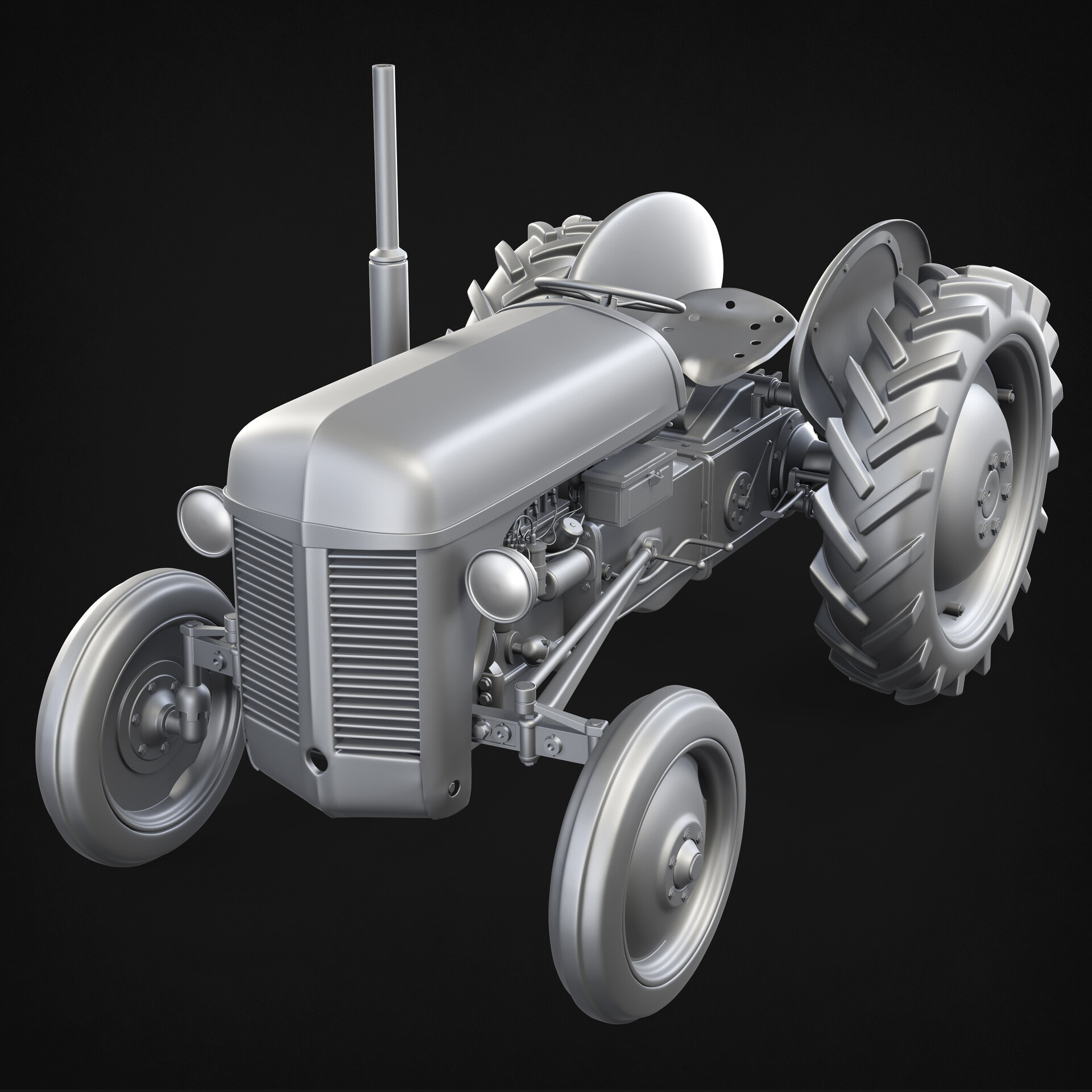 ArtStation - Tractor Ferguson TE20