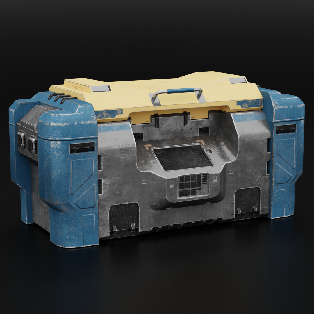 ArtStation - Sci-Fi Crate - Game Ready