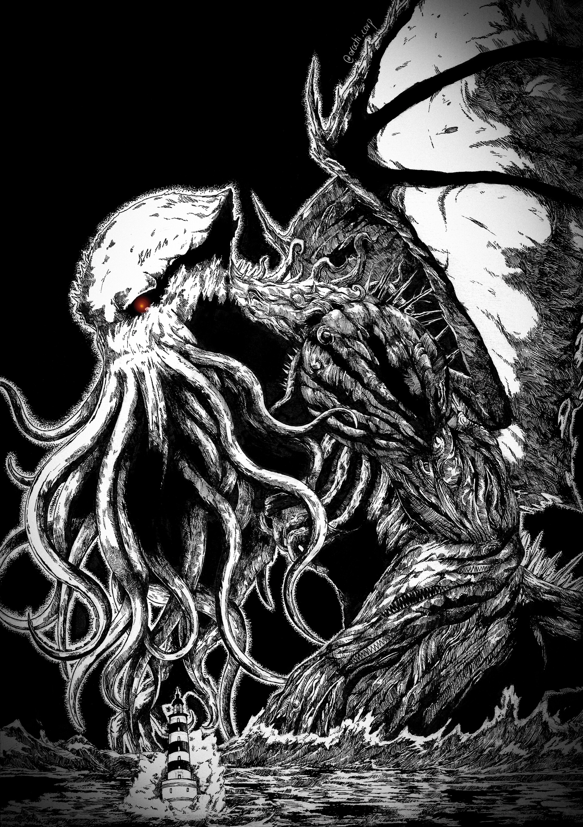 ArtStation - BESTIARY - Cthulhu
