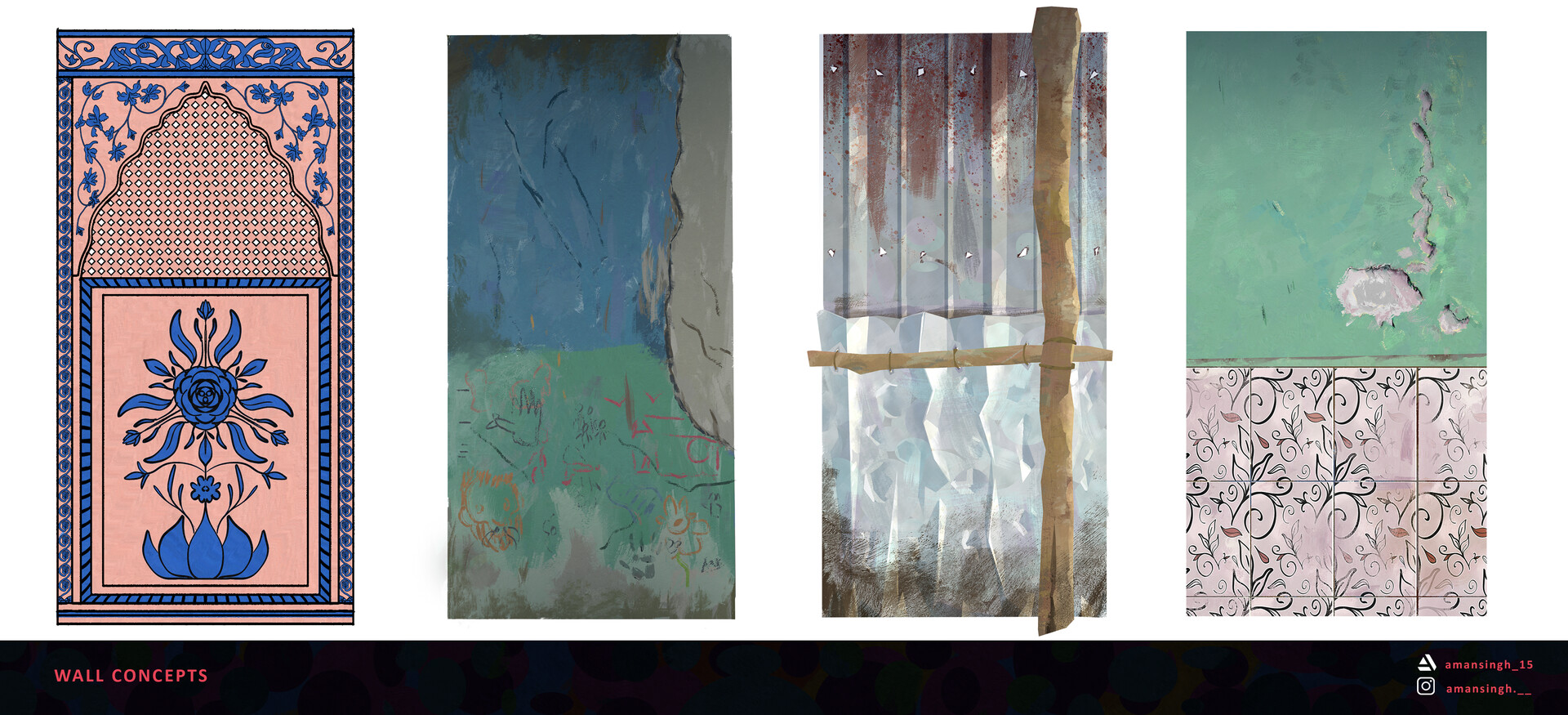 ArtStation - Wall concepts