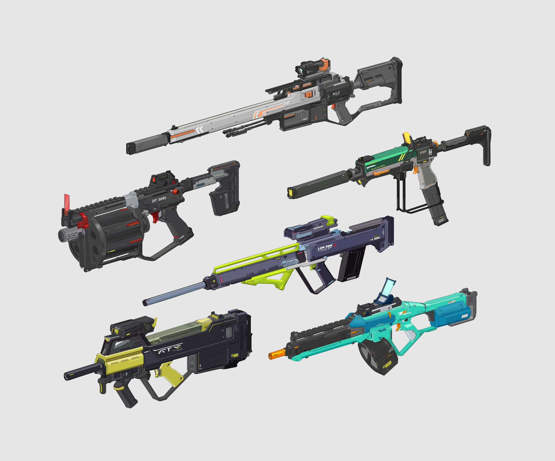 ArtStation - many guns