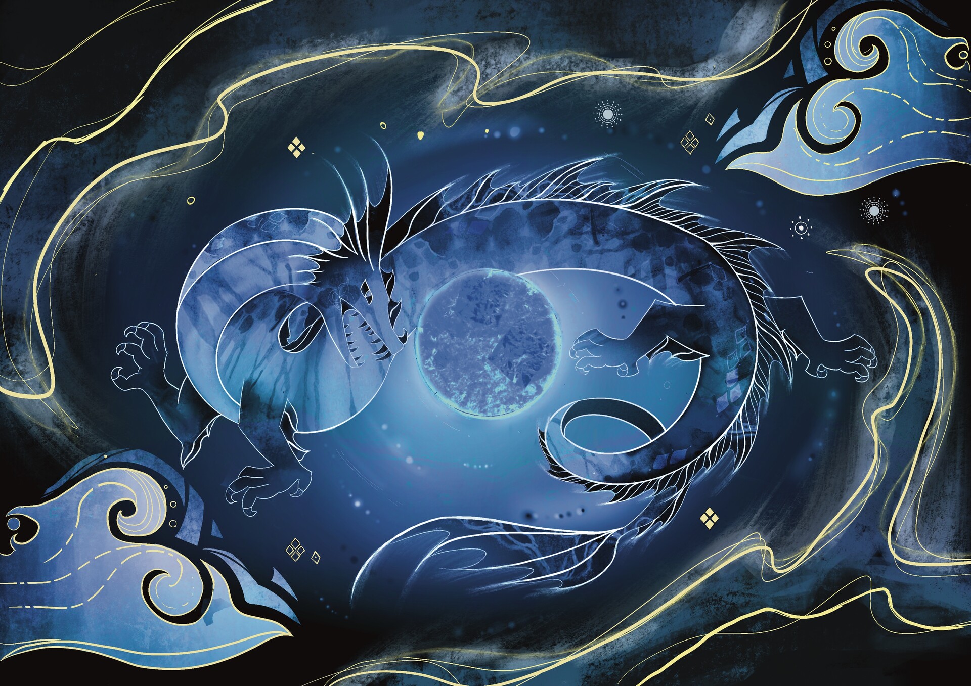 ArtStation - Bakunawa,pinoy folklore book