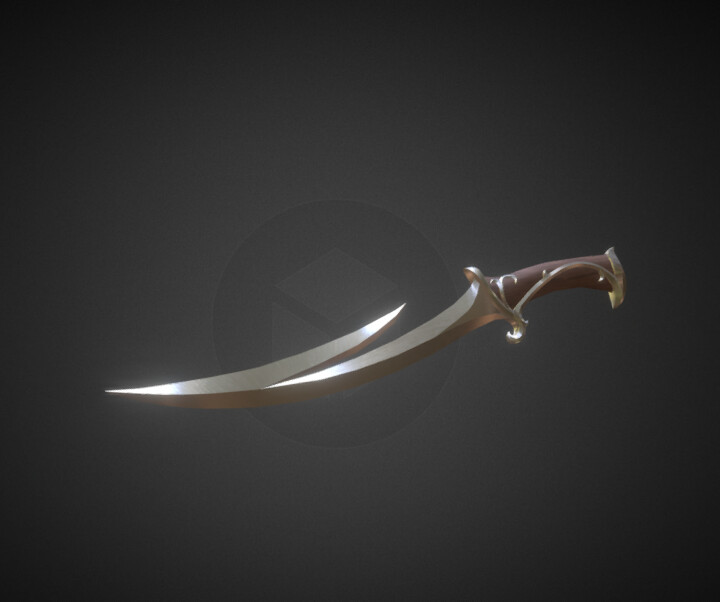 ArtStation - Low Poly Valorant Knife (Songsteel)