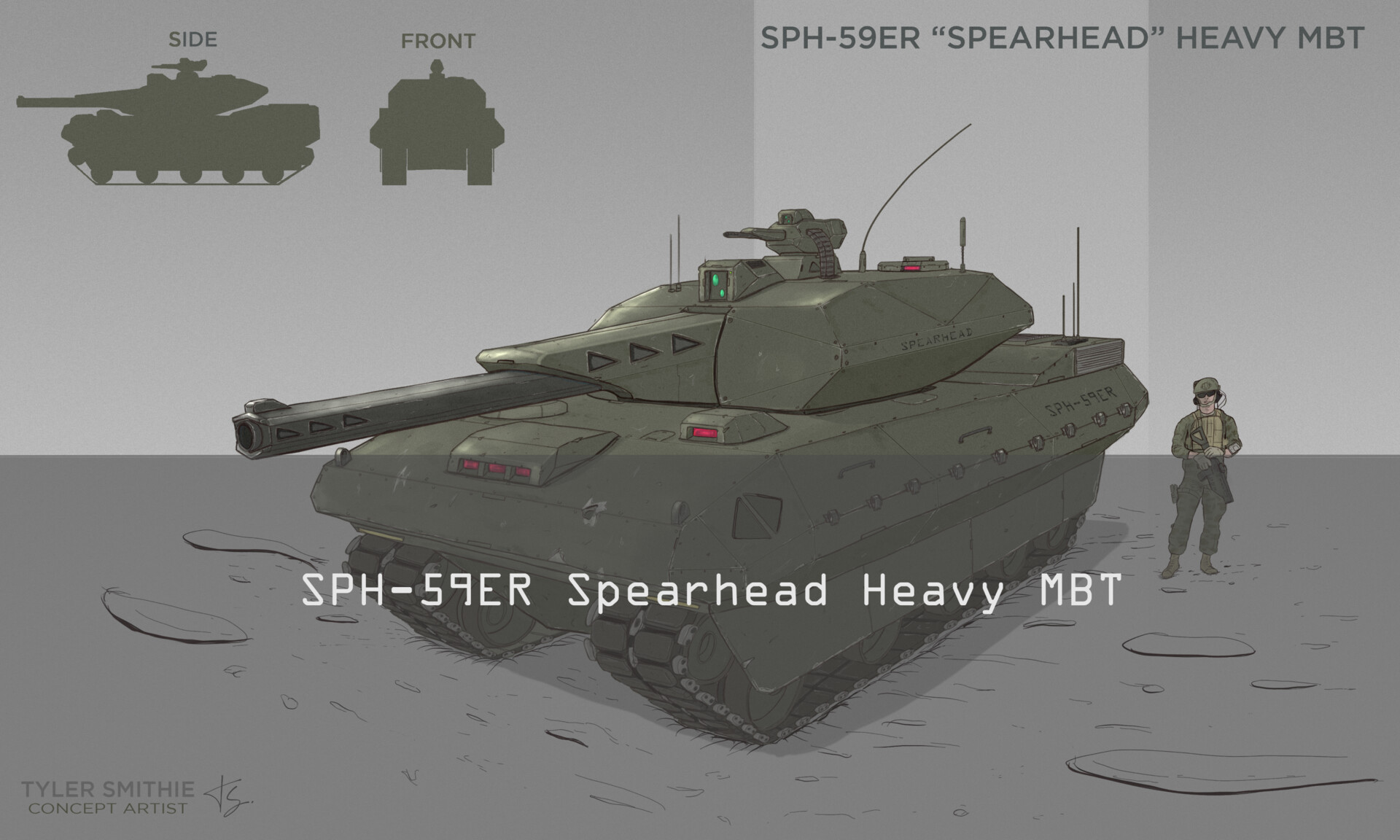 ArtStation - The Spearhead Heavy Main Battle Tank