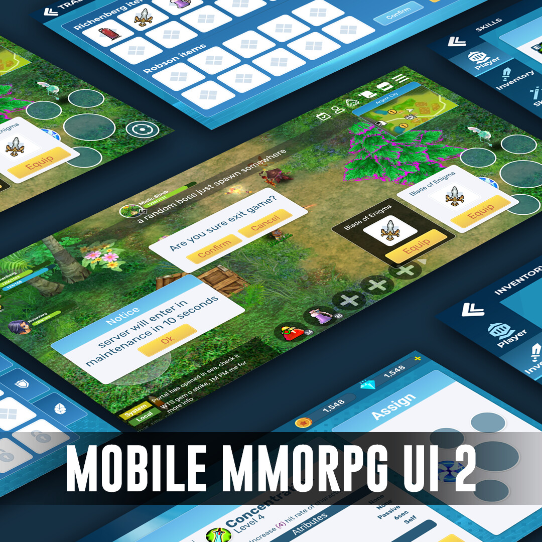 ArtStation - Mmorpg UI concept 2