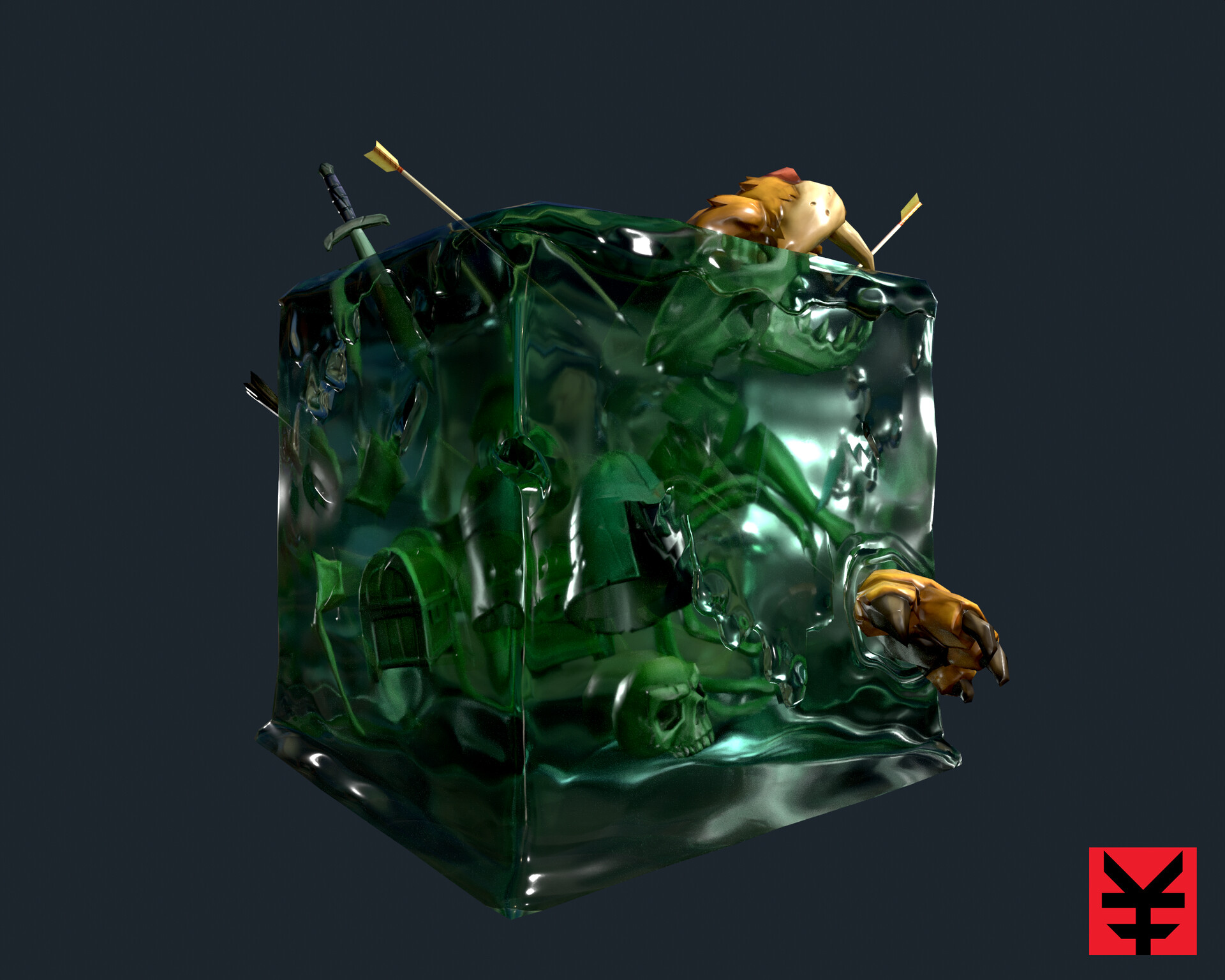 ArtStation - Gelatinous Cube