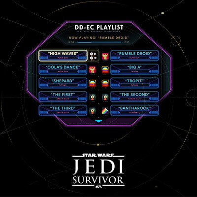 ArtStation - Star Wars Jedi: Survivor - Jukebox and Drink Menu