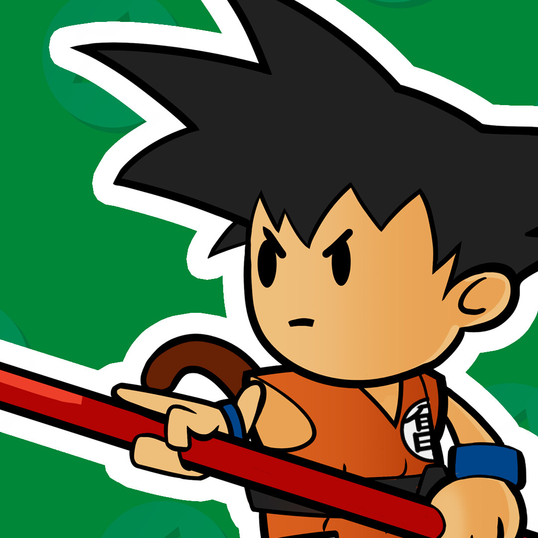 ArtStation - Dragon Ball Reimagined: Paper Mario Style