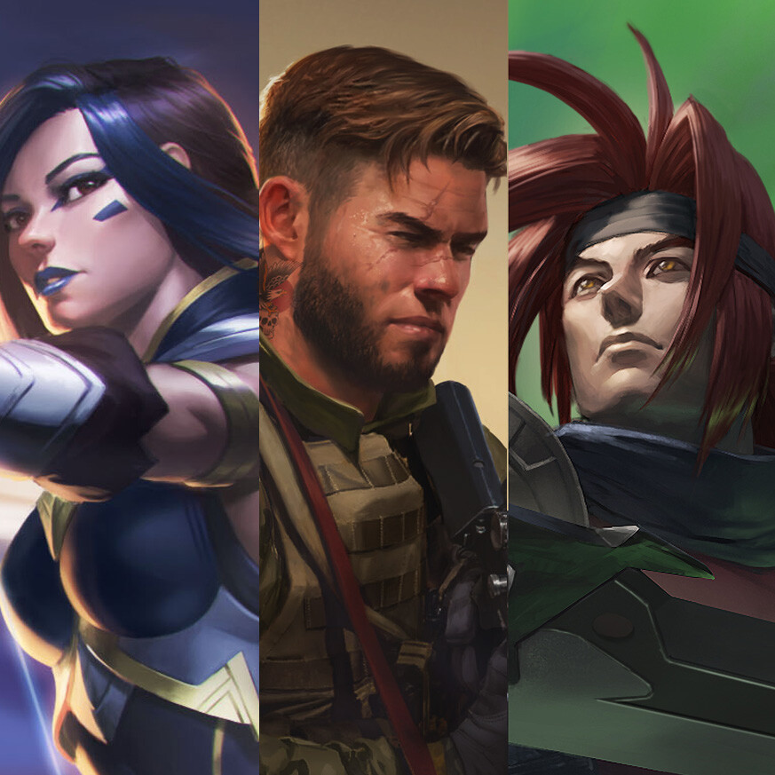 ArtStation - Game Character Banners