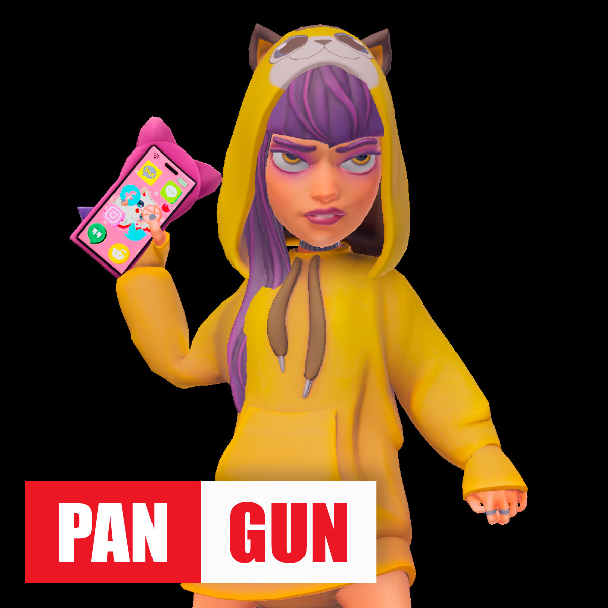 ArtStation - Mobile Game 3D Character - Misfit