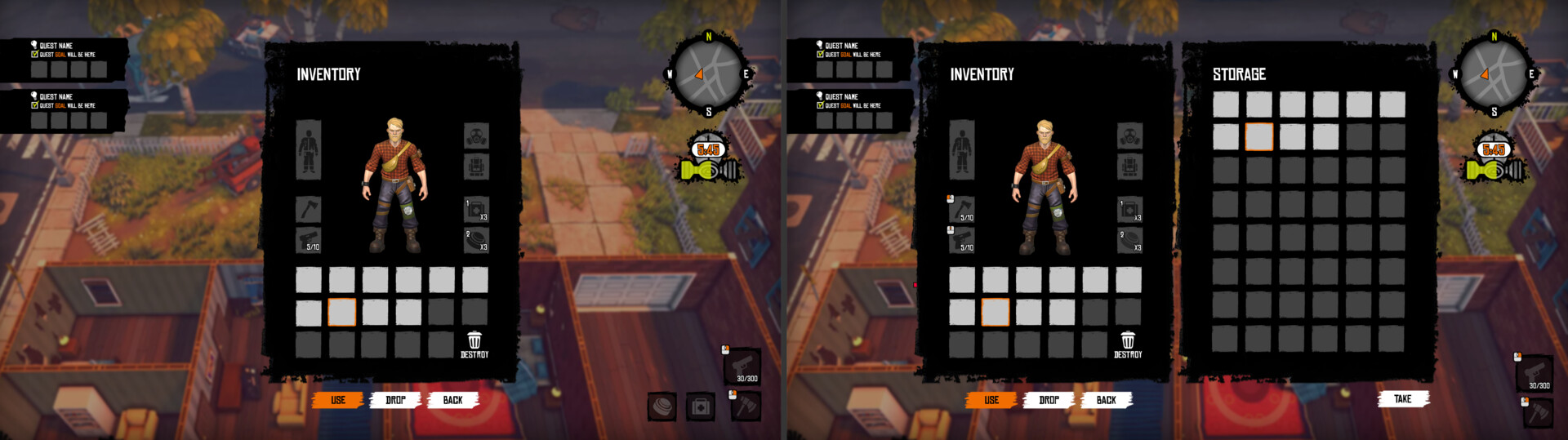 ArtStation - Zombie Survival Game UI Elements
