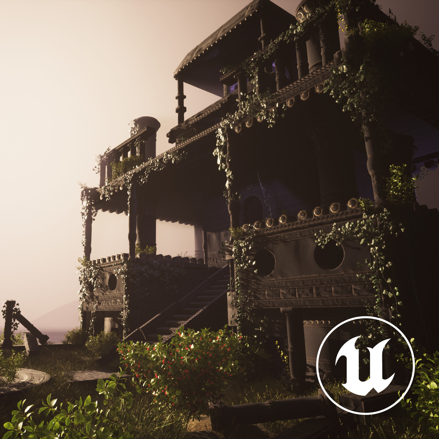 ArtStation - Modular Temple Kit