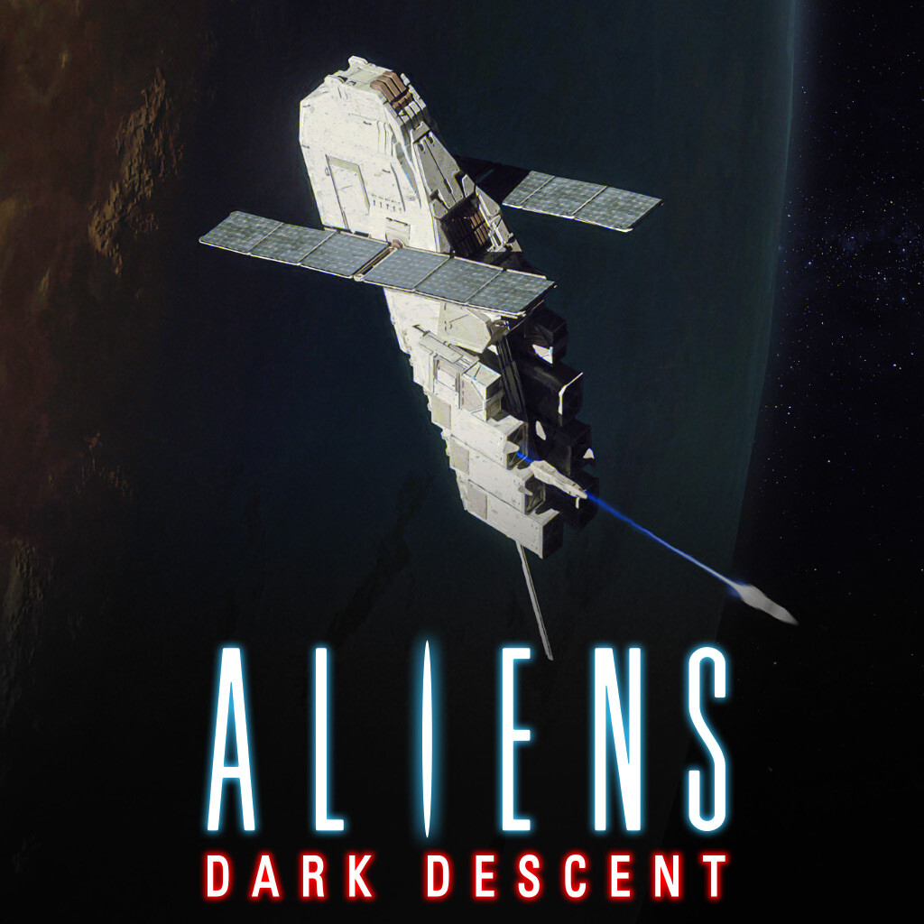 ArtStation - Aliens: Dark Descent. Spaceships, satellites and space ...