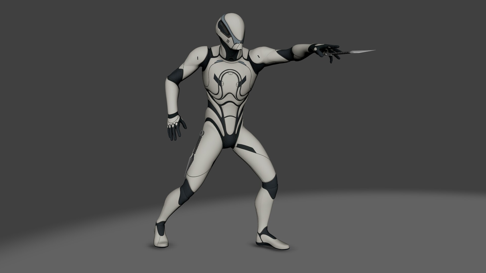 ArtStation - Kunai throws animation cycle