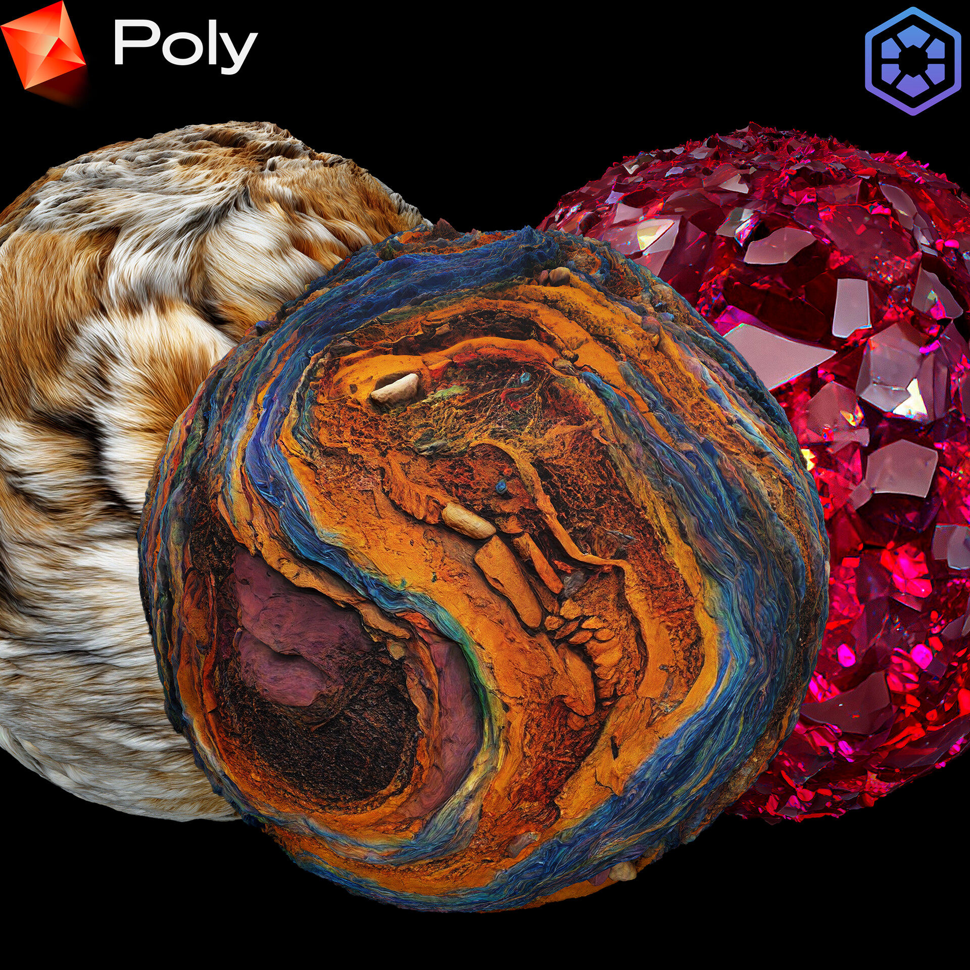 ArtStation - Poly 30 Textures Pack 2