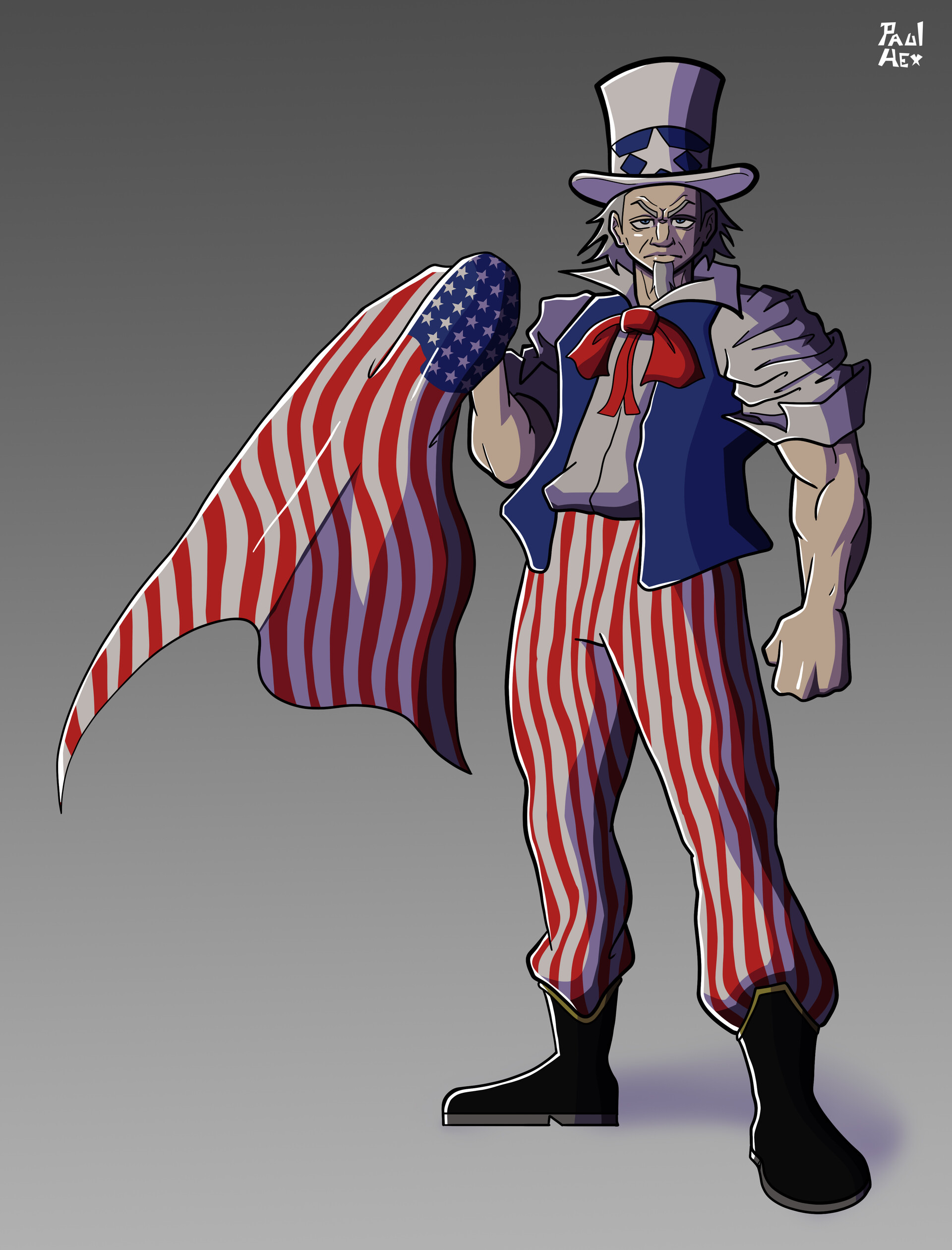 ArtStation - Character Design: "Patriots" Uncle Sam