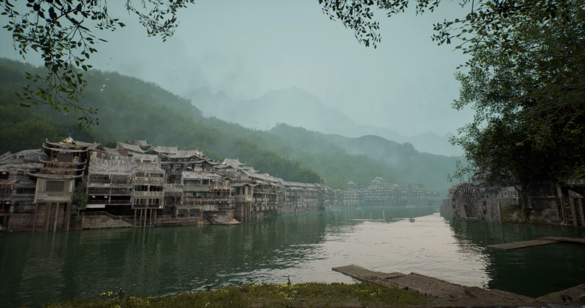 ArtStation - Xiangxi Stilt House-UE5