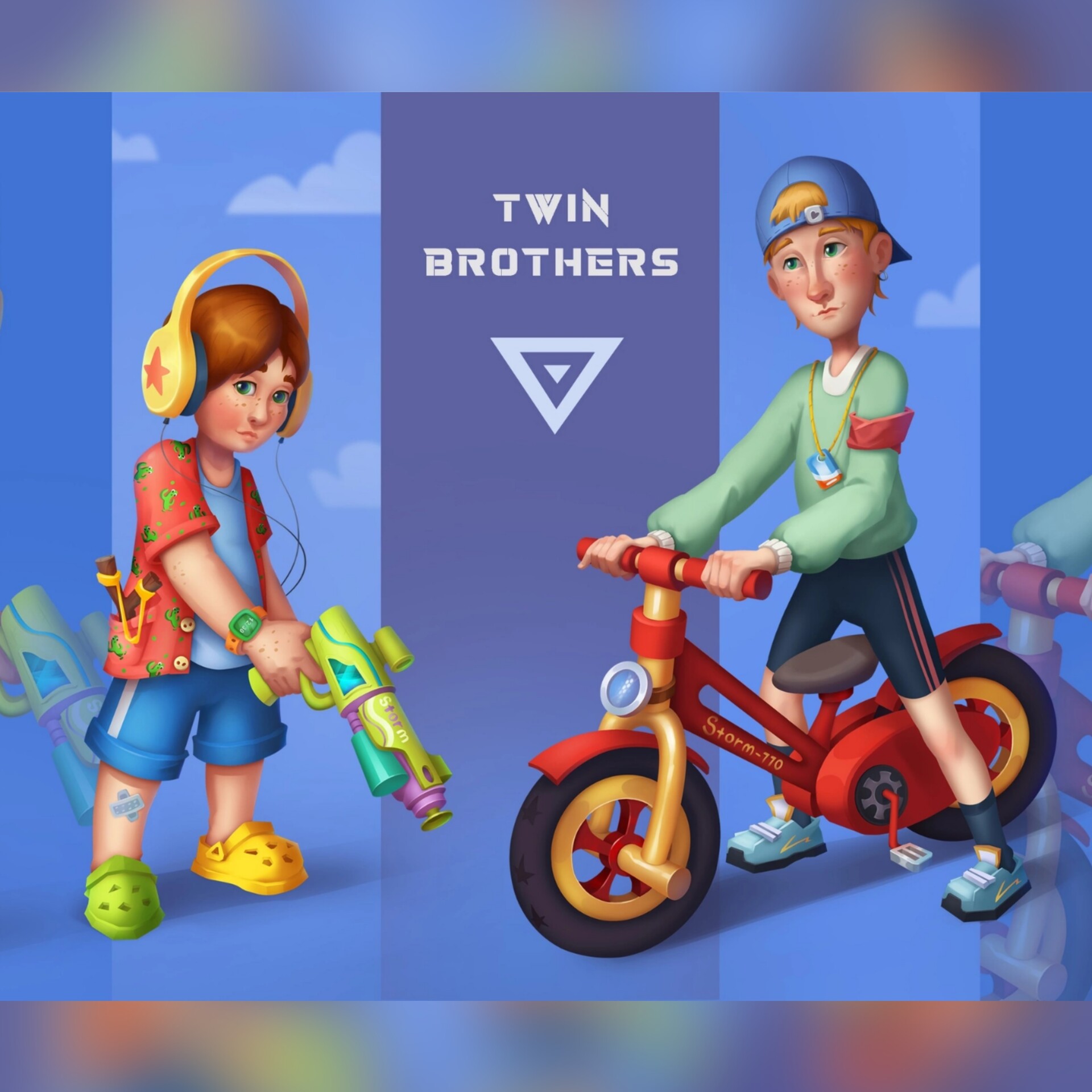 ArtStation - Персонажи twin brothers