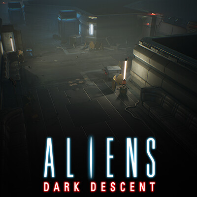 ArtStation - Aliens Dark Descent - Level Art - Nuclear Protocol