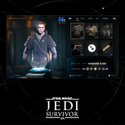 ArtStation - Star Wars Jedi: Survivor - Shop