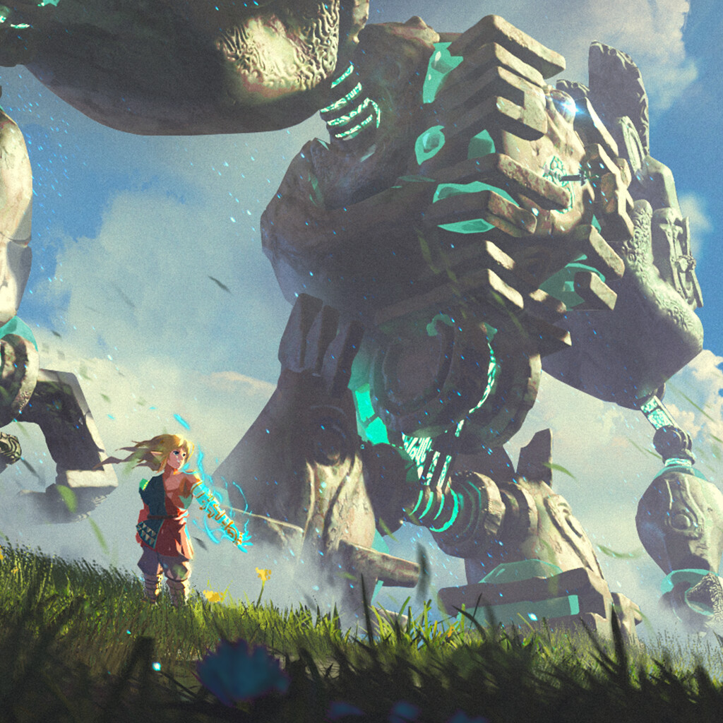 ArtStation - Zelda X Pacific Rim