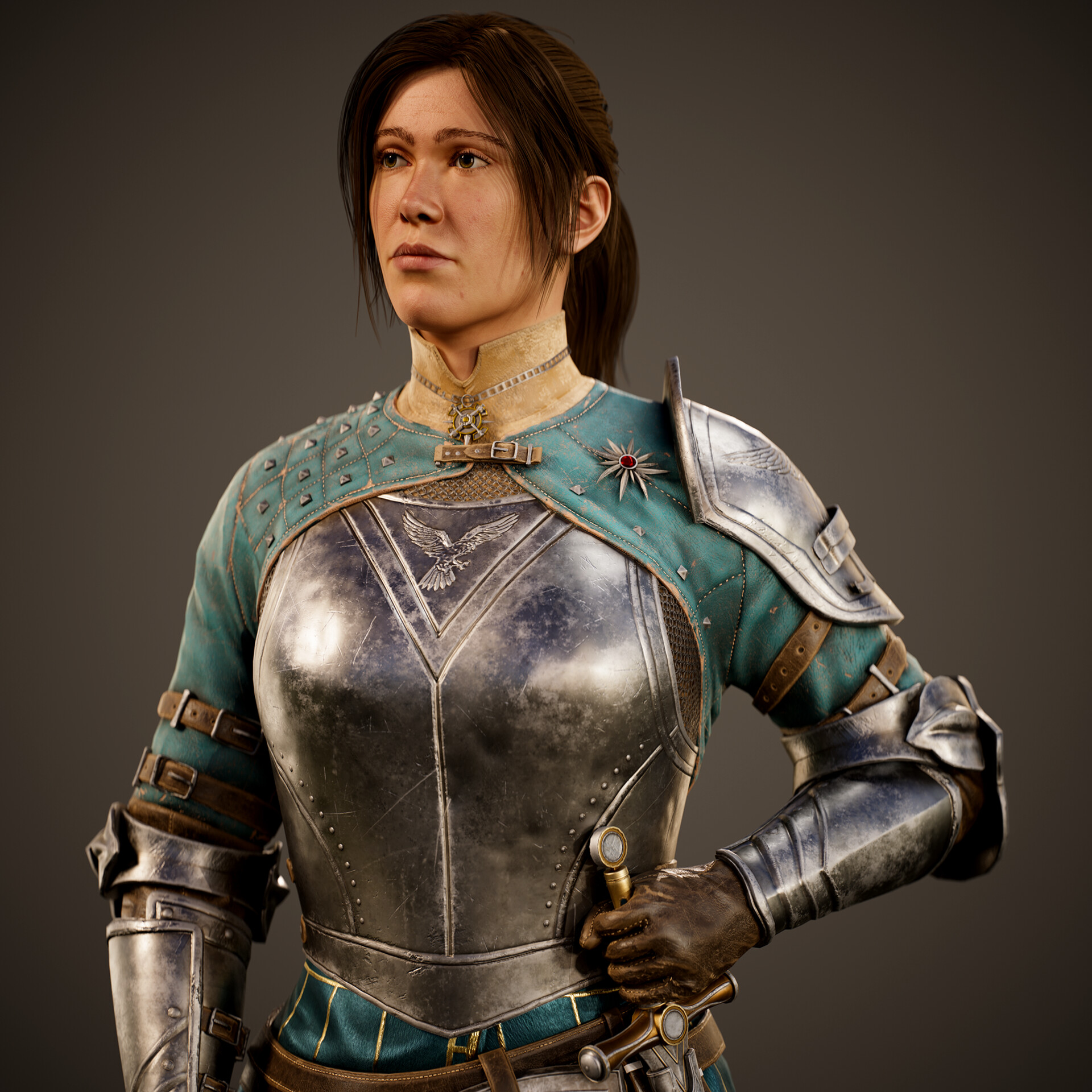 ArtStation - Female Knight
