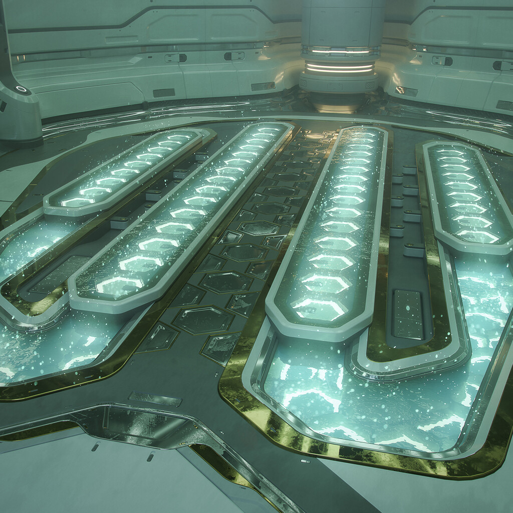 ArtStation - quantum computer room design