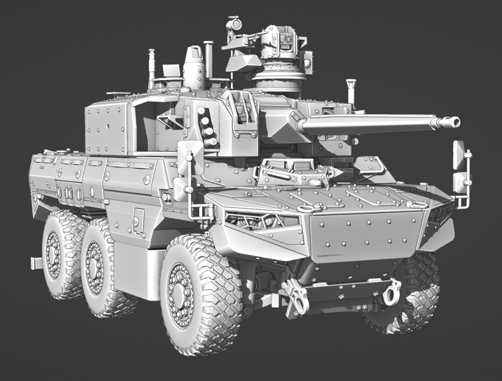 ArtStation - EBRC Jaguar | French Wheeled AFV