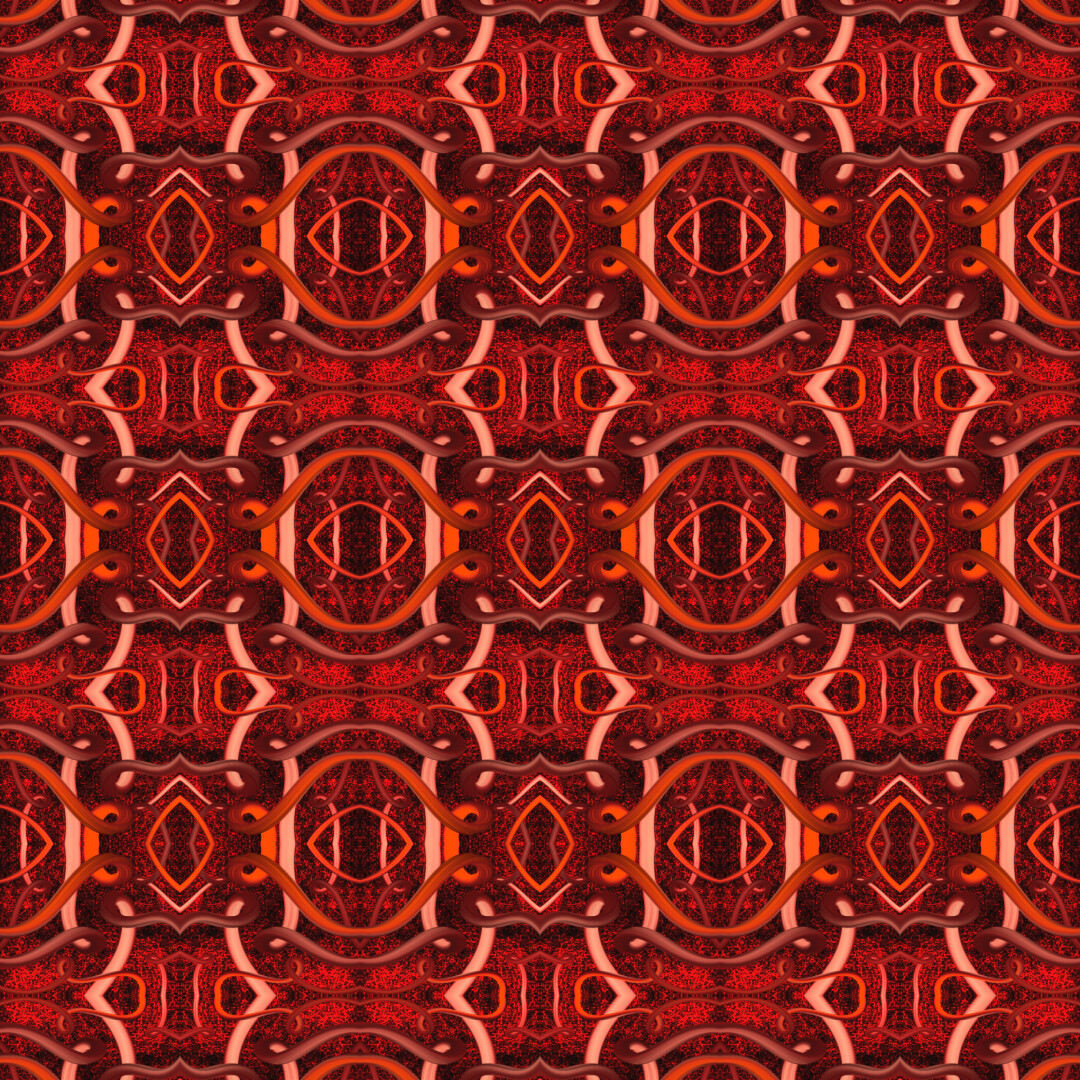 ArtStation - 3D Red Abstract Background