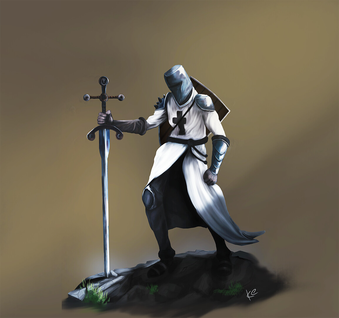 ArtStation - Templar Knight