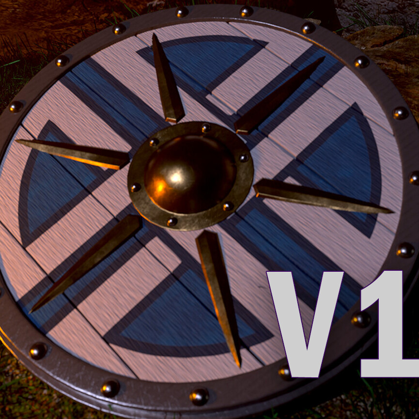 ArtStation - Viking Shield (3D Model)