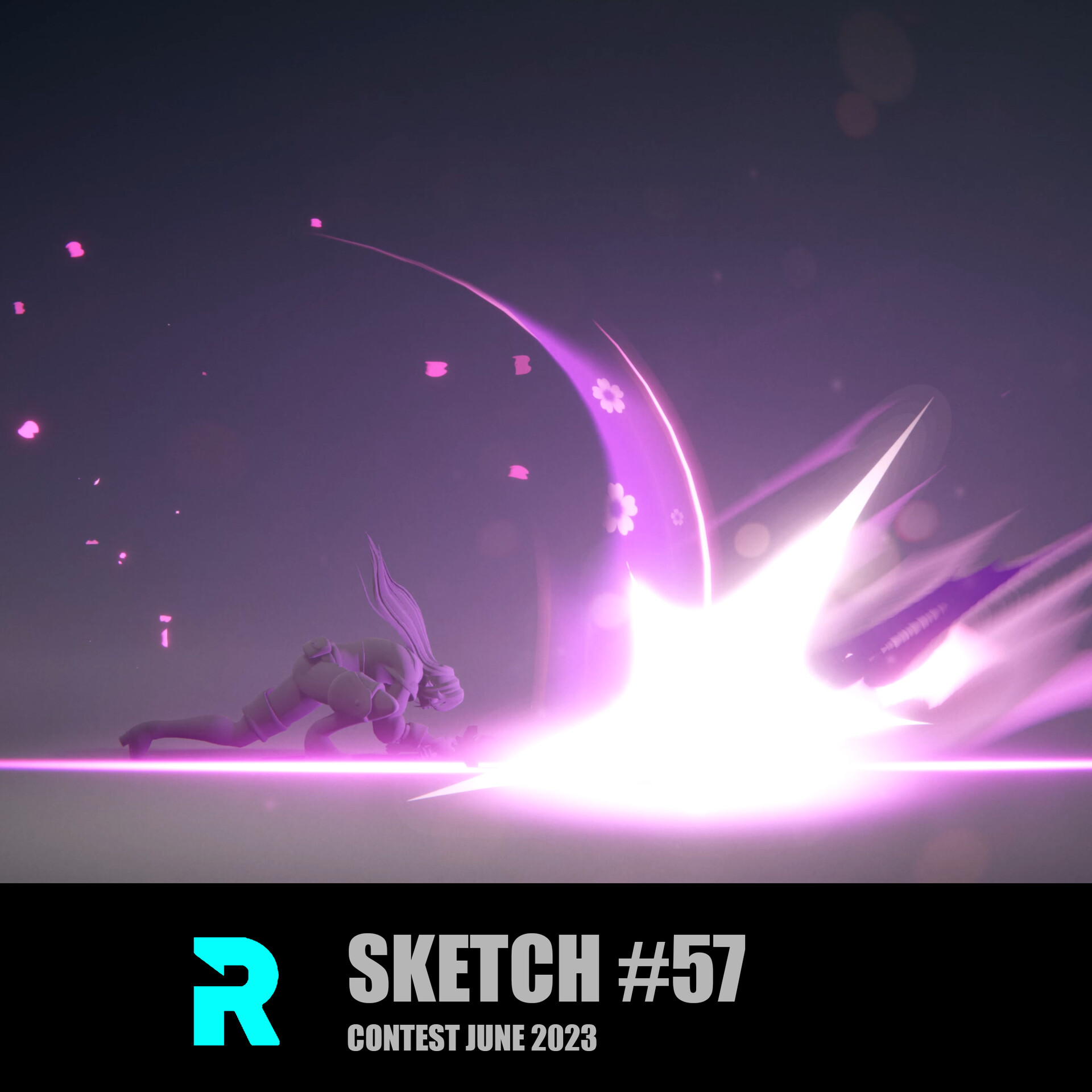 ArtStation - Sakura slash attack VFX