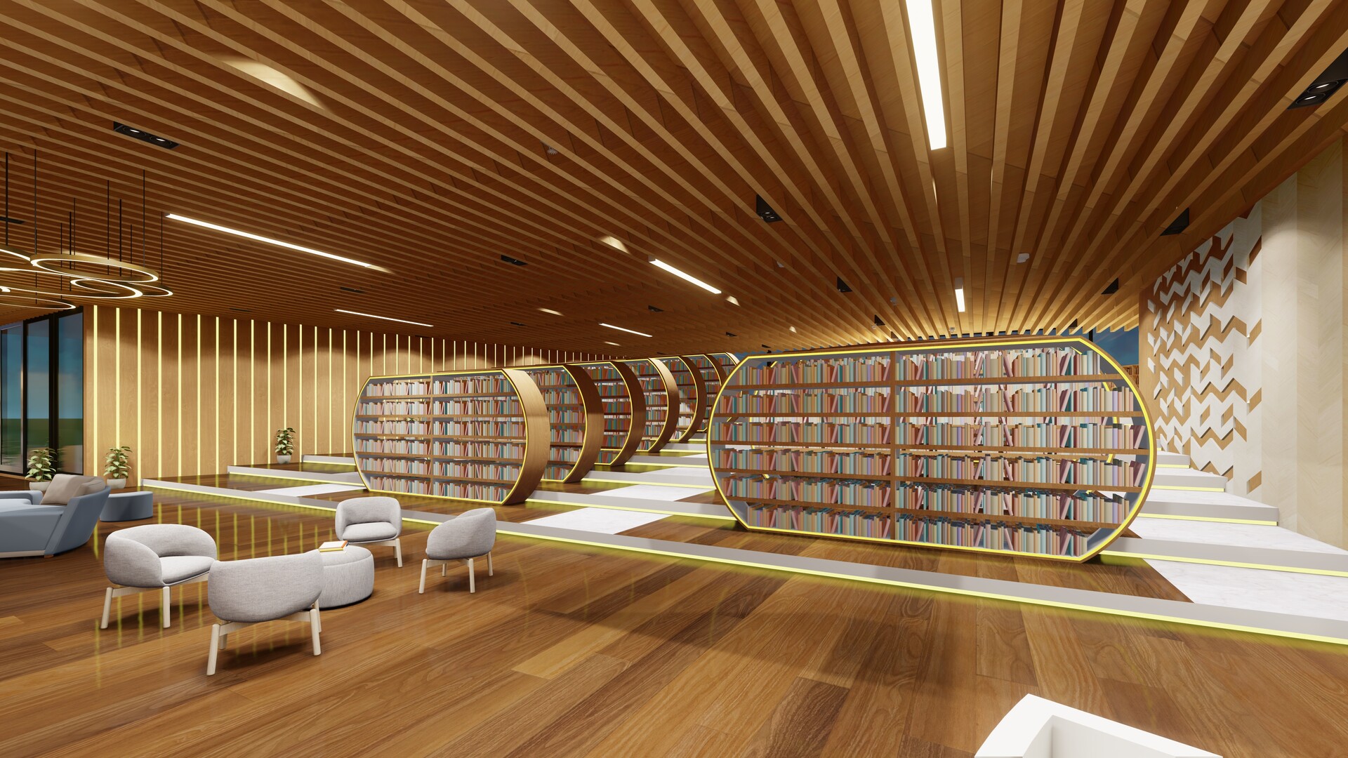 ArtStation - Library Design.