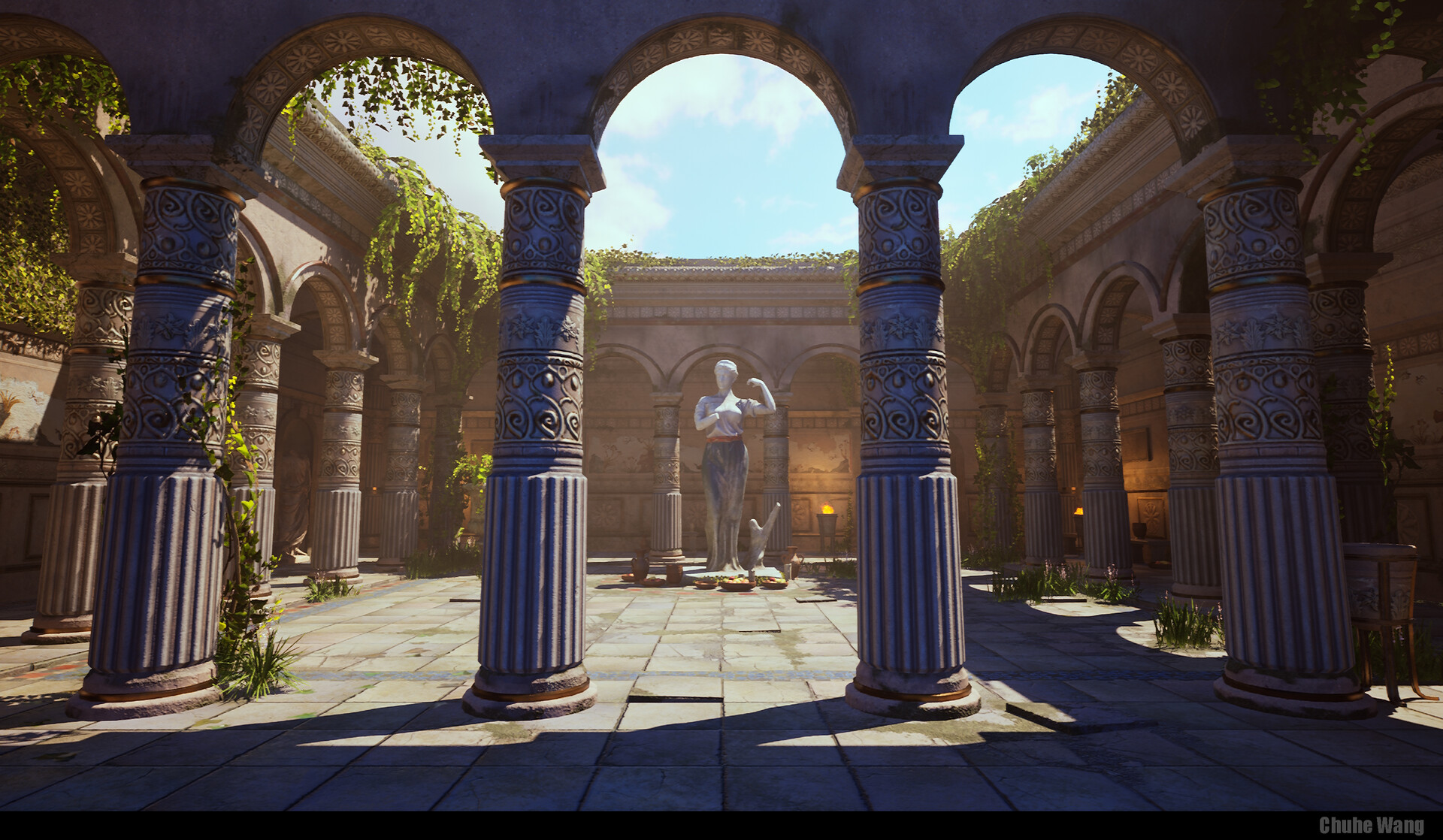 ArtStation - A Goddess Temple
