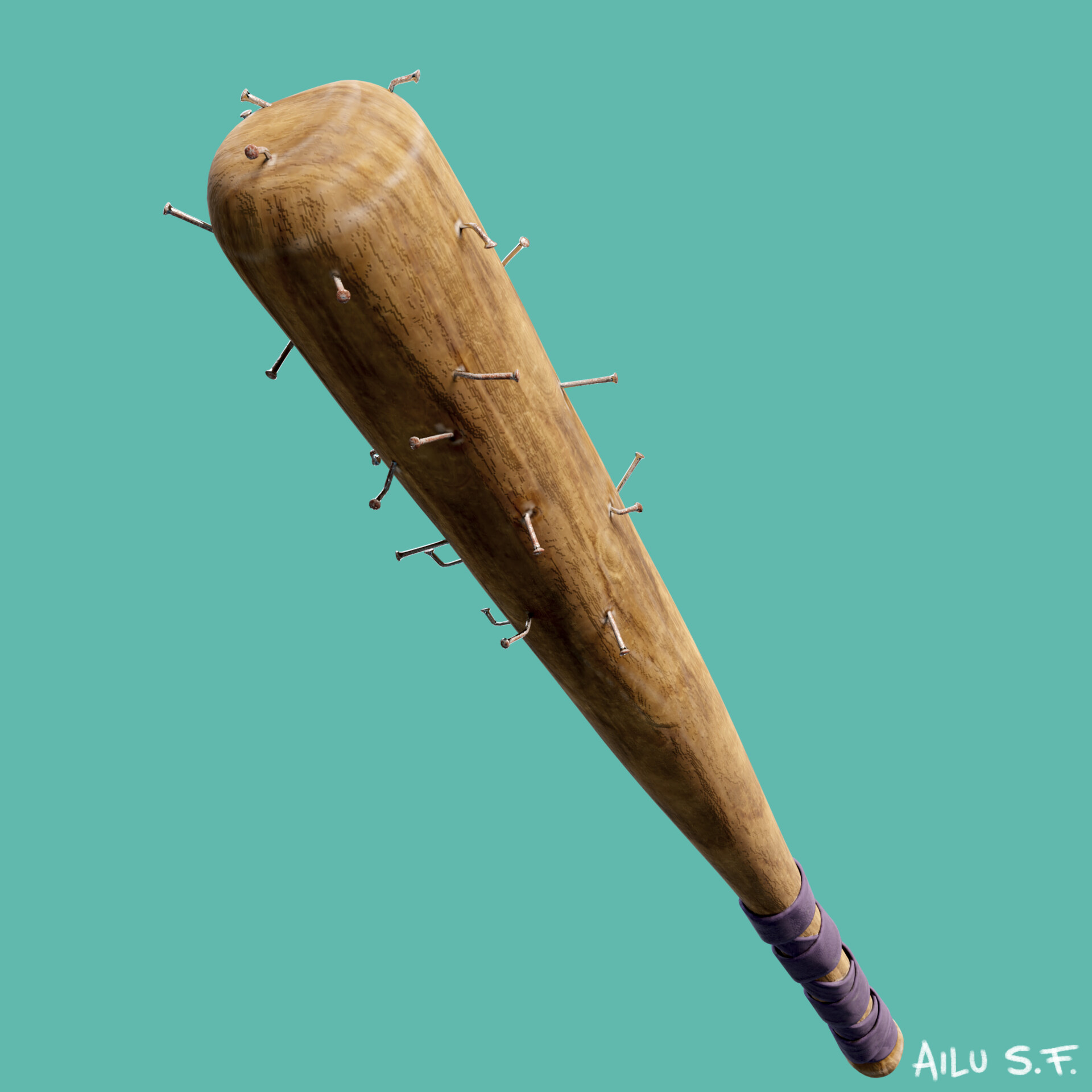 ArtStation - Stylized Baseball Bat
