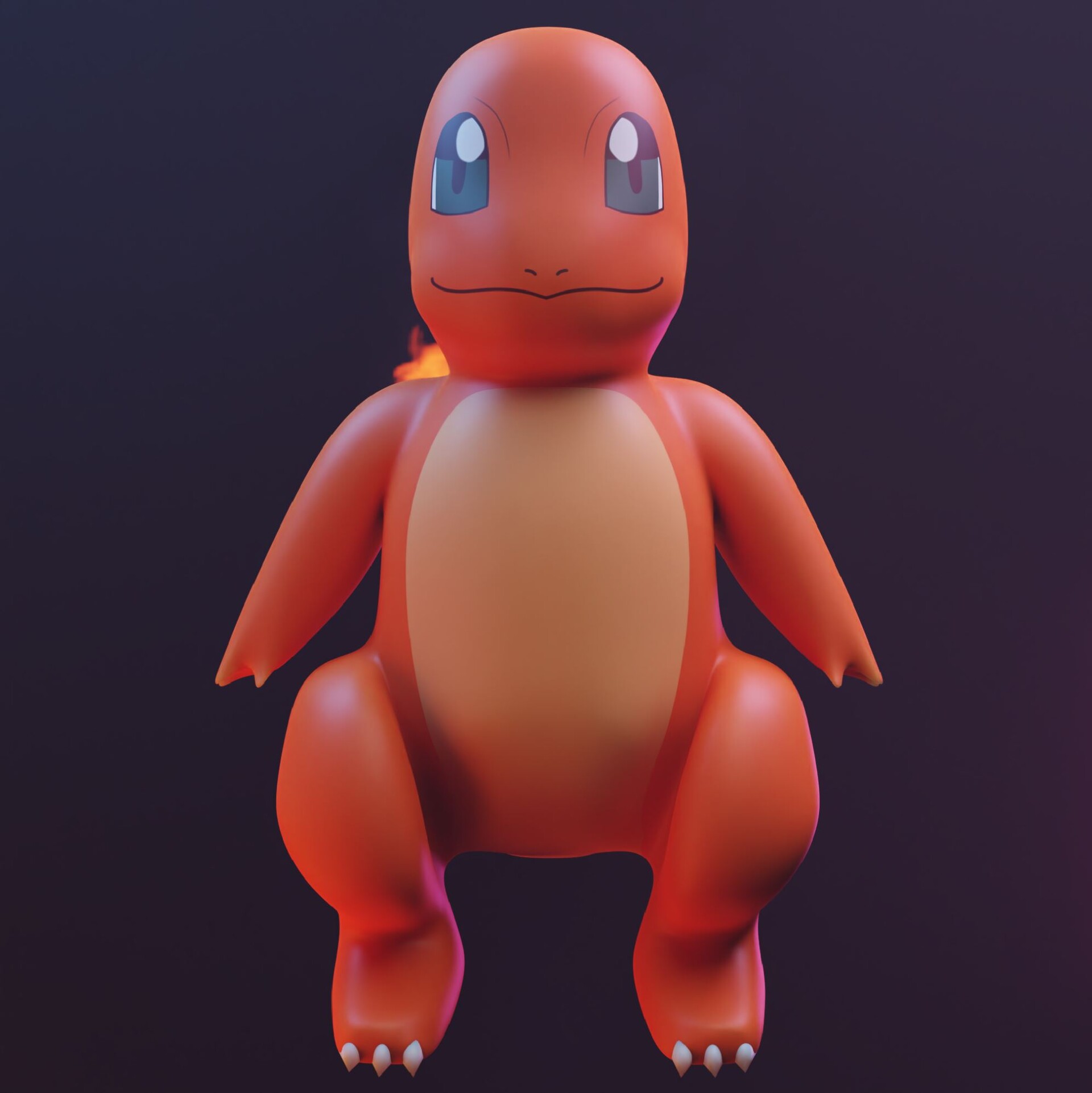 ArtStation - ヒトカゲ / Charmander / Salamèche – 004 (w/ Turn table ...