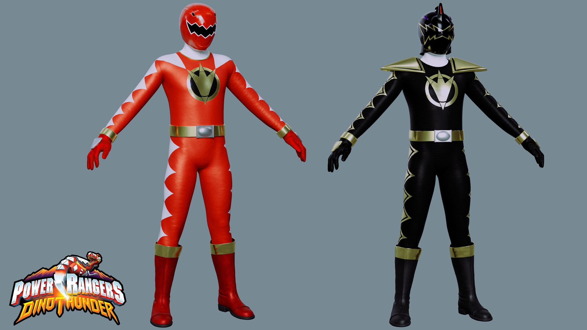 ArtStation - PowerRangers Dino Thunder