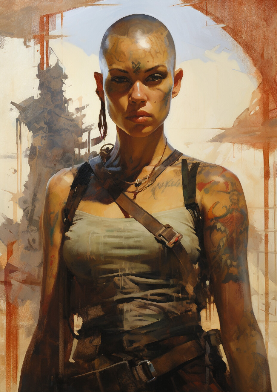 ArtStation - Painterly Post-Apocalyptic Illustration Prompt