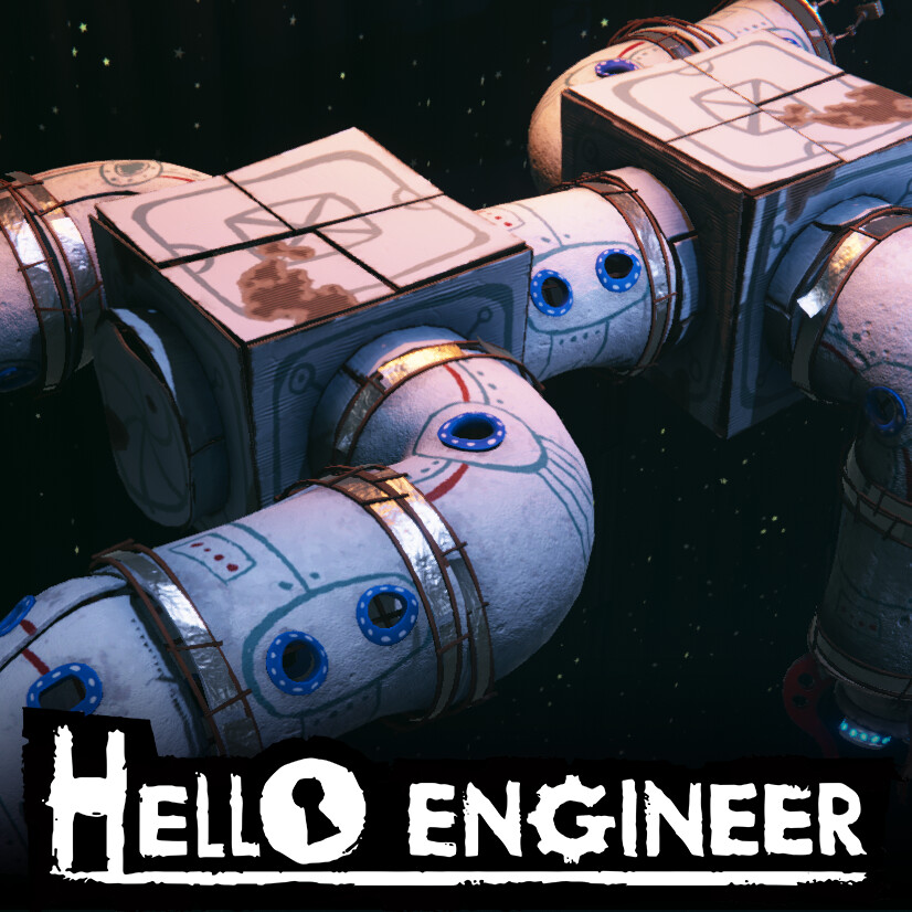 ArtStation - Space Modules for Hello Engineer