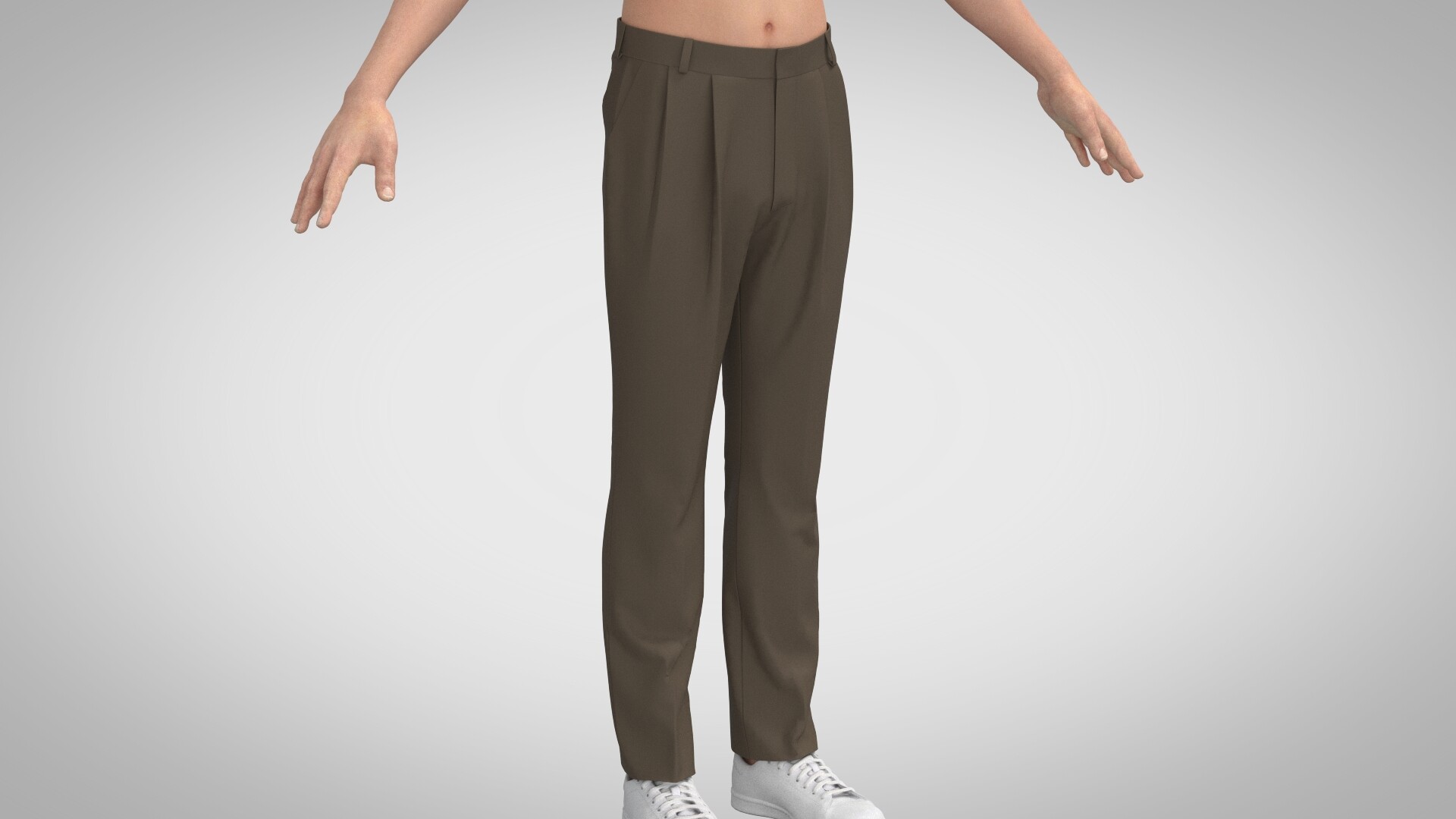 ArtStation - Men Pleated Trousers, Marvelous Designer, Clo