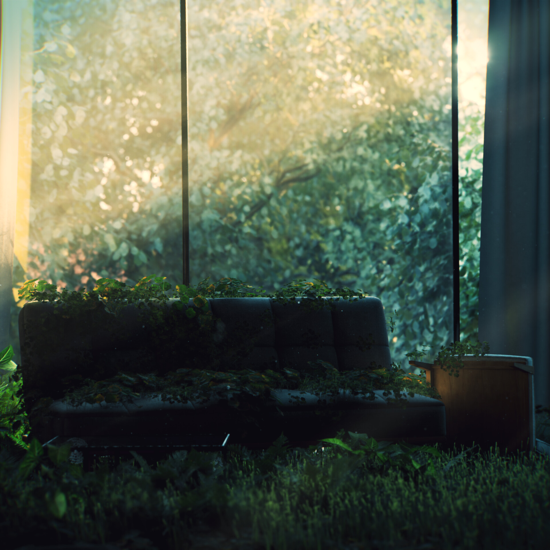 ArtStation - Overgrown Interior | Unreal Engine 5.2