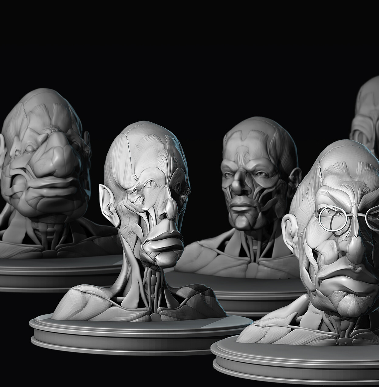 ArtStation - Head concept study