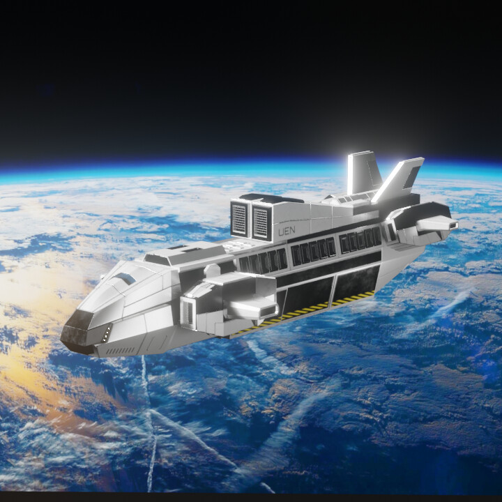 ArtStation - Sci Fi Space Shuttle