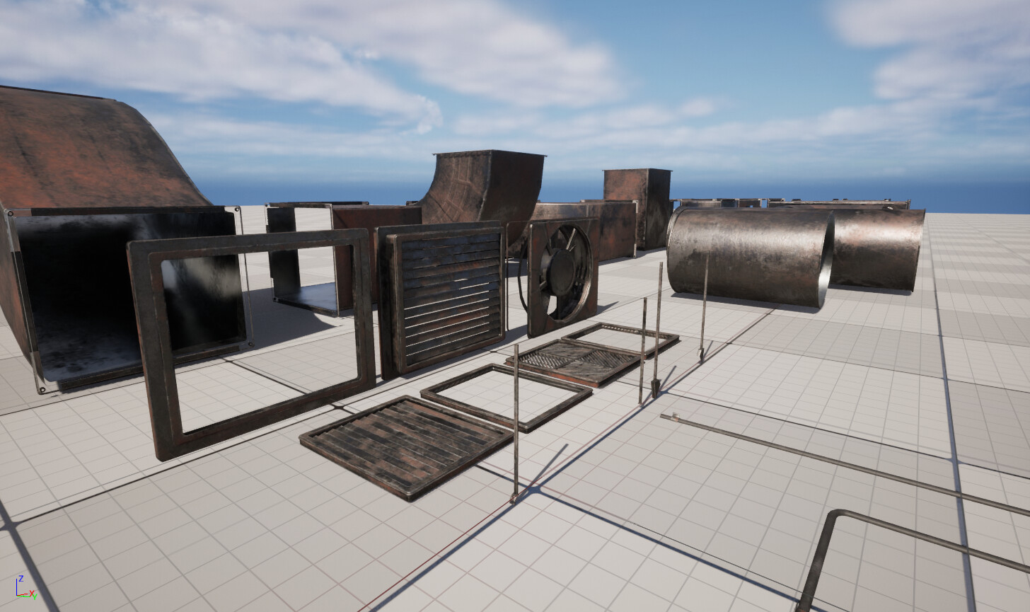 ArtStation - Modular Vents Pack