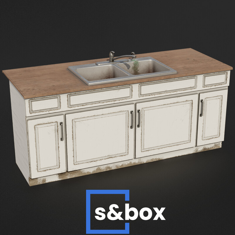 ArtStation - Kitchen Island With Sink
